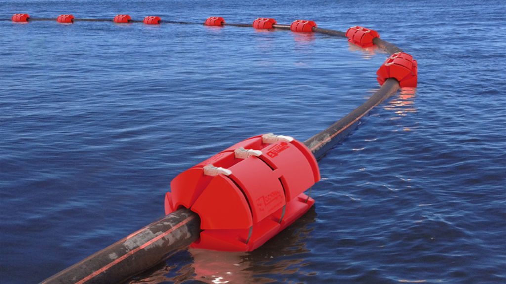 Cost-Effective Dredge Pipe Floats for Sediment Management