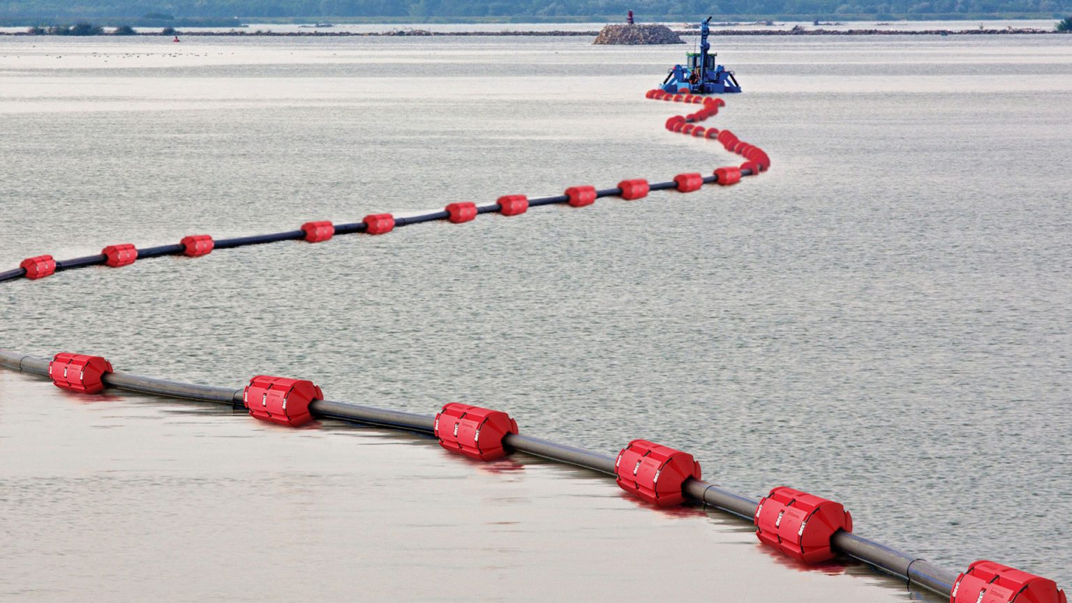 Suction Hose Floats Enhance Efficiency in Dredging Operations
